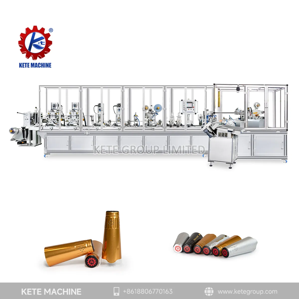 Fully Automatic Champagne Capsule Machine- KETE MACHINE